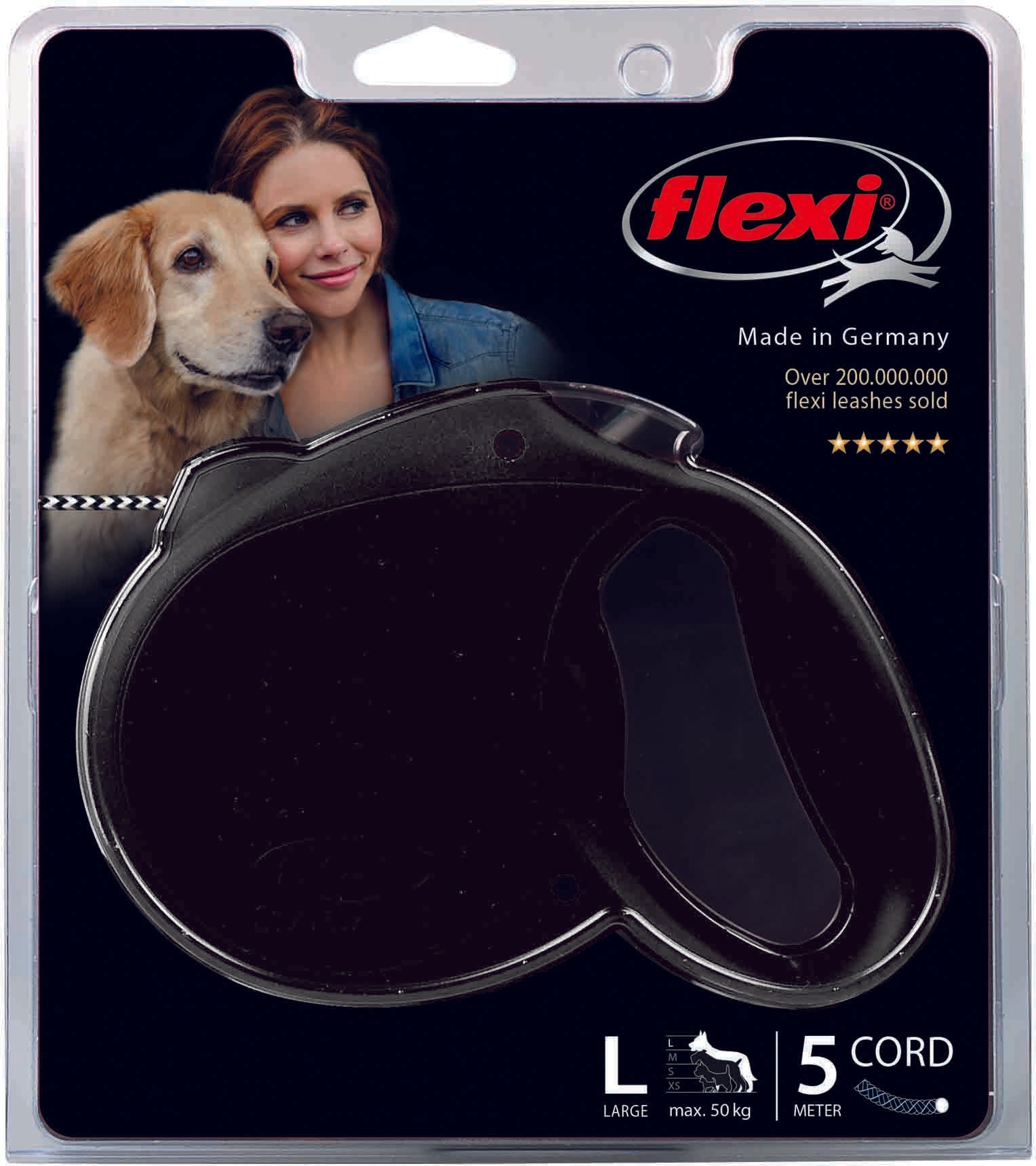 Flexi Standard Cord Retractable Dog Lead