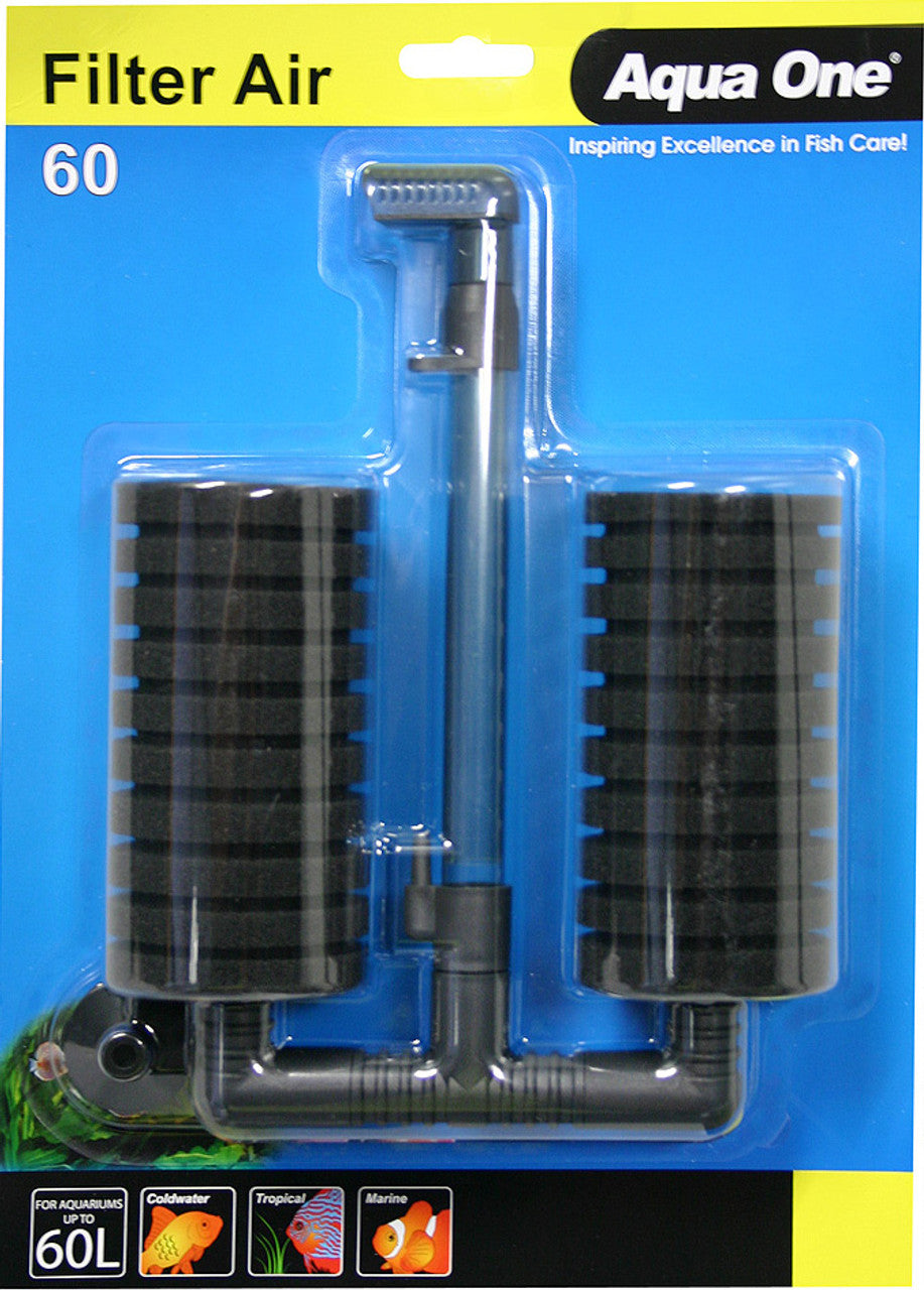 Aqua One Sponge Air Filters - Breeder Sponge Filter - Pet Essentials