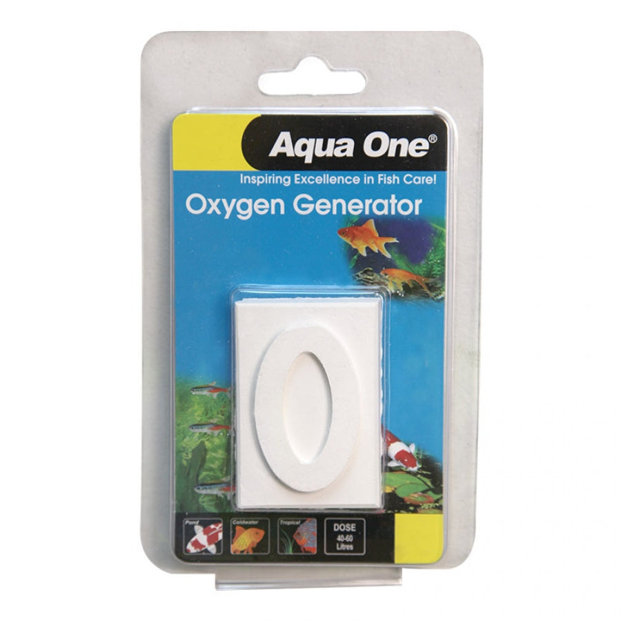 Aqua One O2 Plus Oxygen Block - Aquarium Oxygen Blocks - Pet Essentials