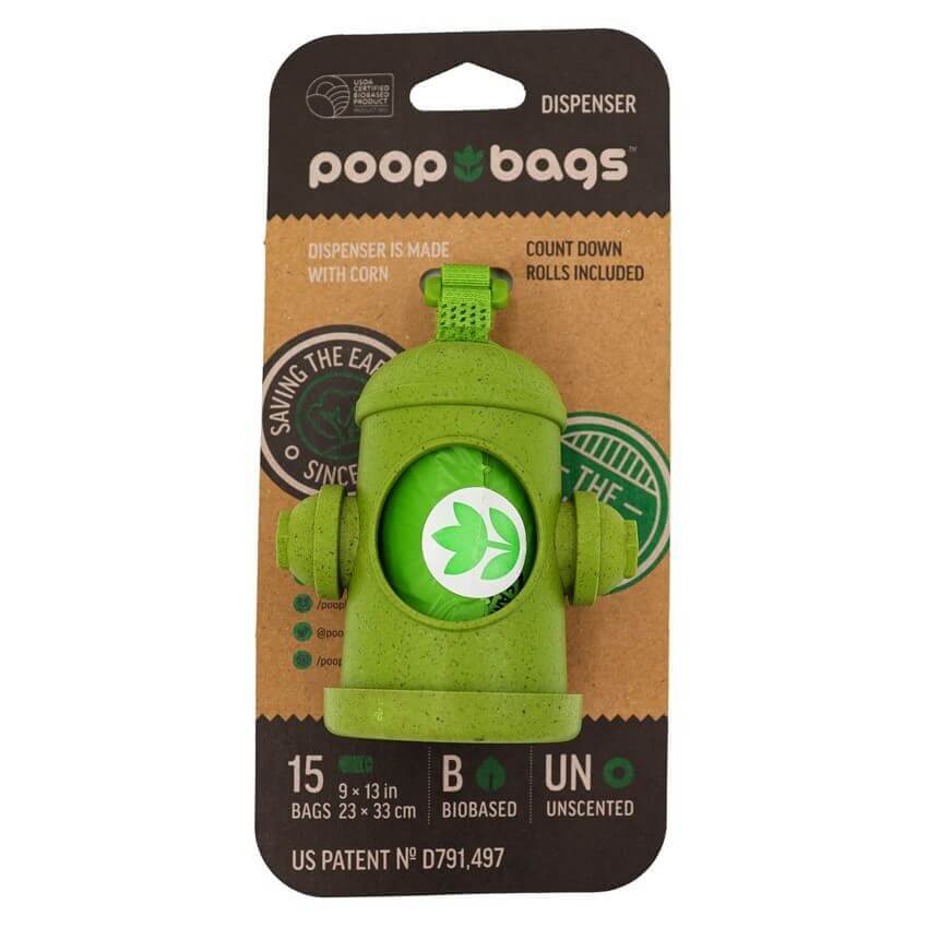 The Original Poop Bags Hydrant Dispenser - Dog Poop Bag Holders