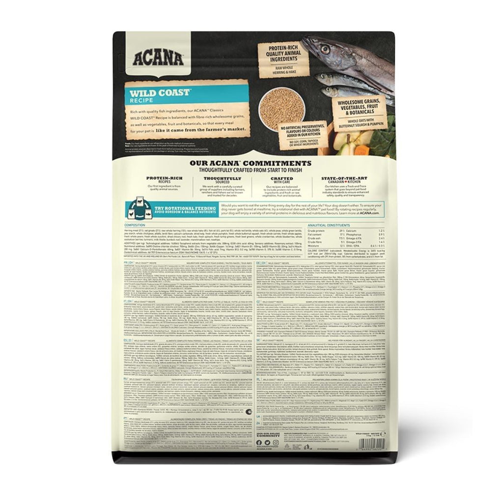 Acana Classics Wild Coast - Acana Dog Food - Pet Essentials Warehouse