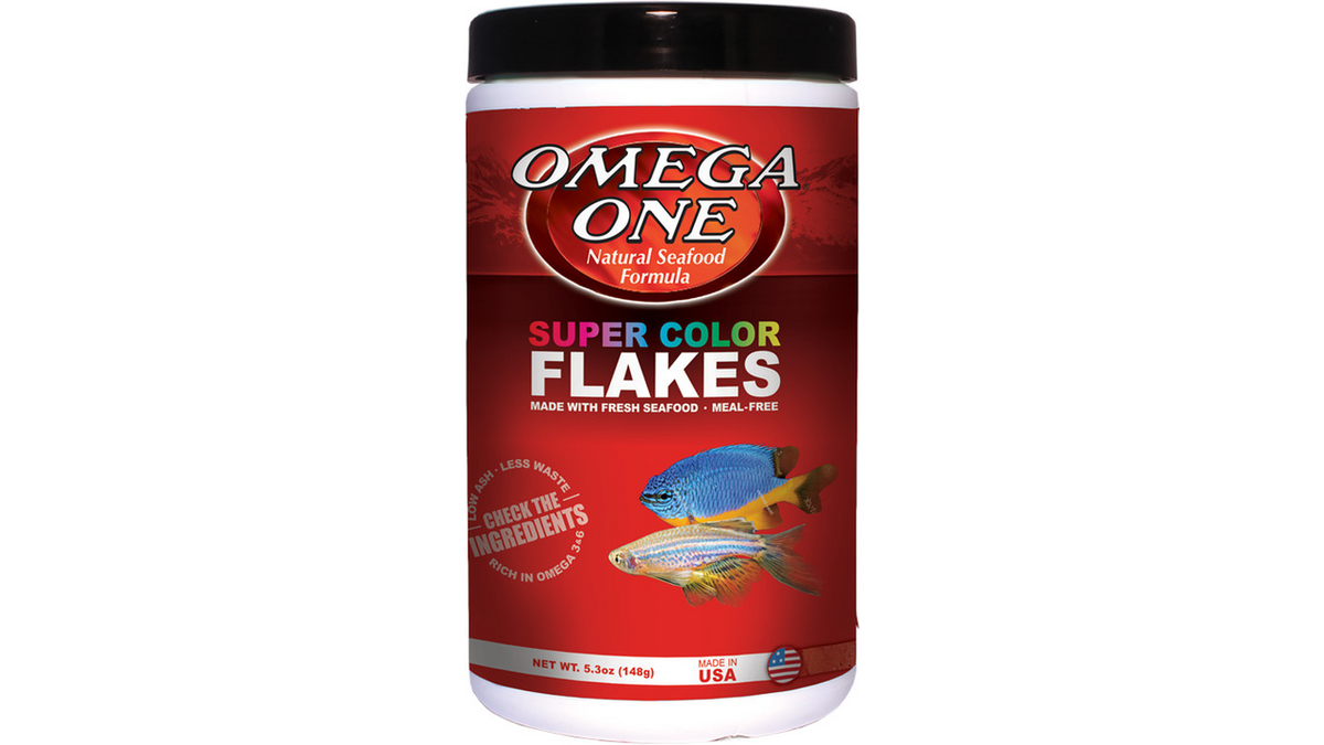 Omega One Super Colour Flakes 150g - Omega Fish Food - Pet Essentials