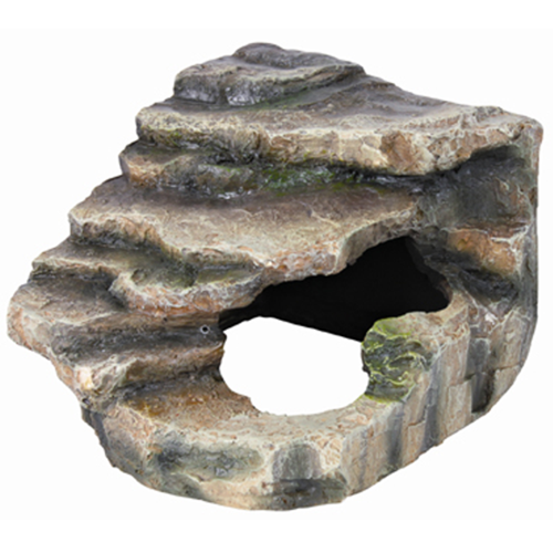 Corner Rock, Cave & Platform 16x12x15cm - Enclosure Caves - Pet Essentials